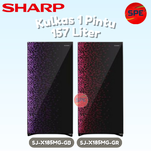 Jual KULKAS 1 PINTU SHARP KAPASITAS 157 LITER SJ-X185MG-GB / SJ-X185MG-GR GARANSI RESMI (MEDAN ...