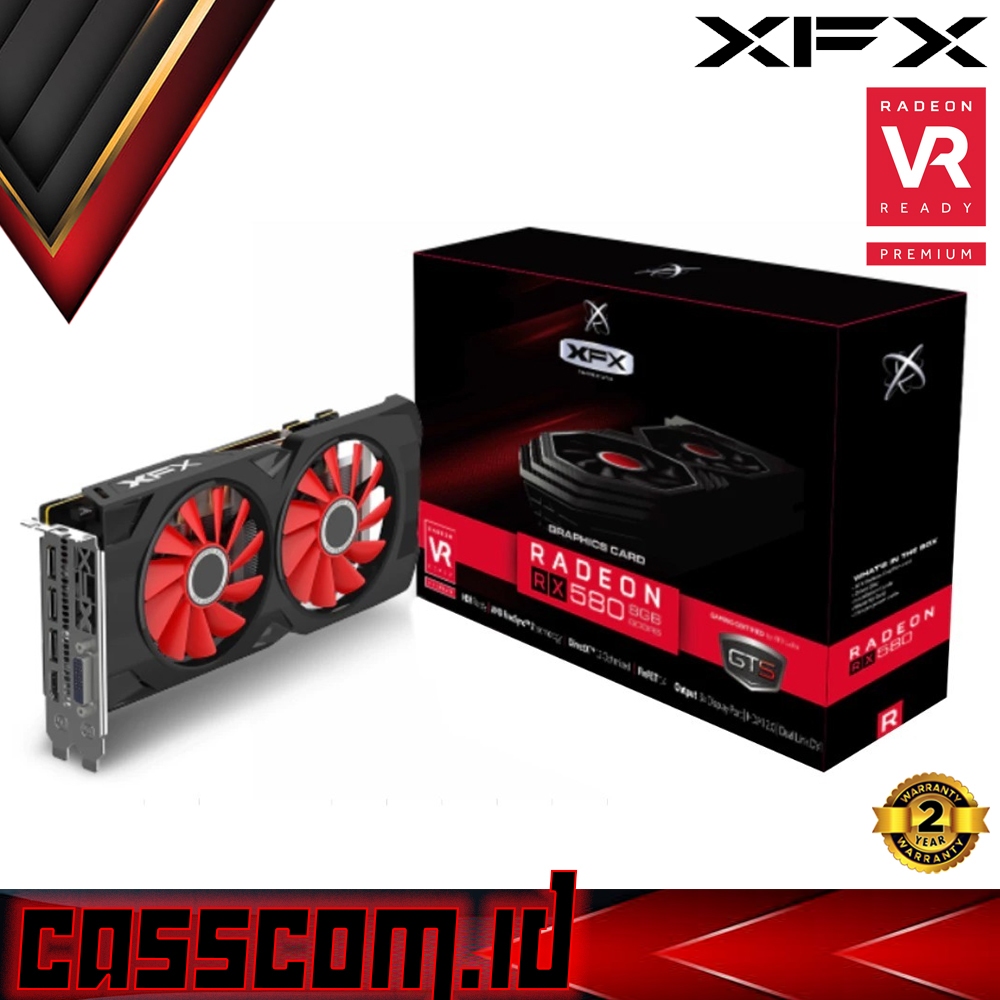 Jual VGA XFX Radeon RX 580 8GB DDR5 GTS - Dual Fan | Shopee Indonesia