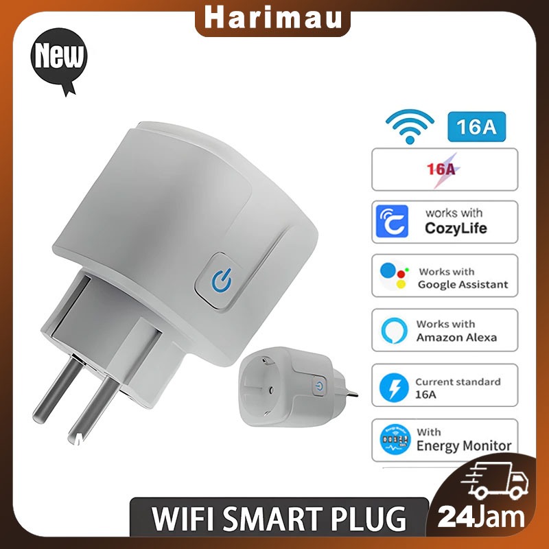 Jual WiFi Smart Plug 16A Wireless Saklar with Colokan Energy Monitoring ...
