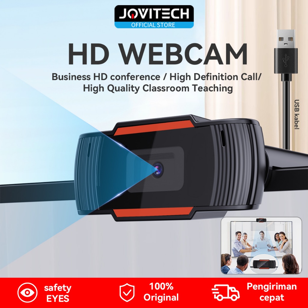 Jual Jovitech Webcam HD Video With Microphone Webcam For PC Computer ...
