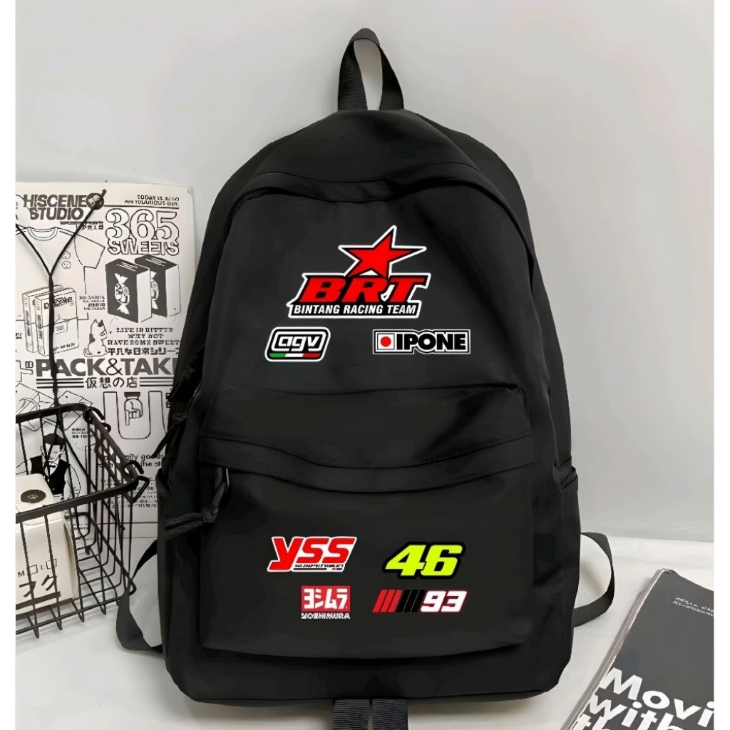 Jual KhalisShop-Tas Ransel Distro fashion Backpack BRT Racing Sekolah ...