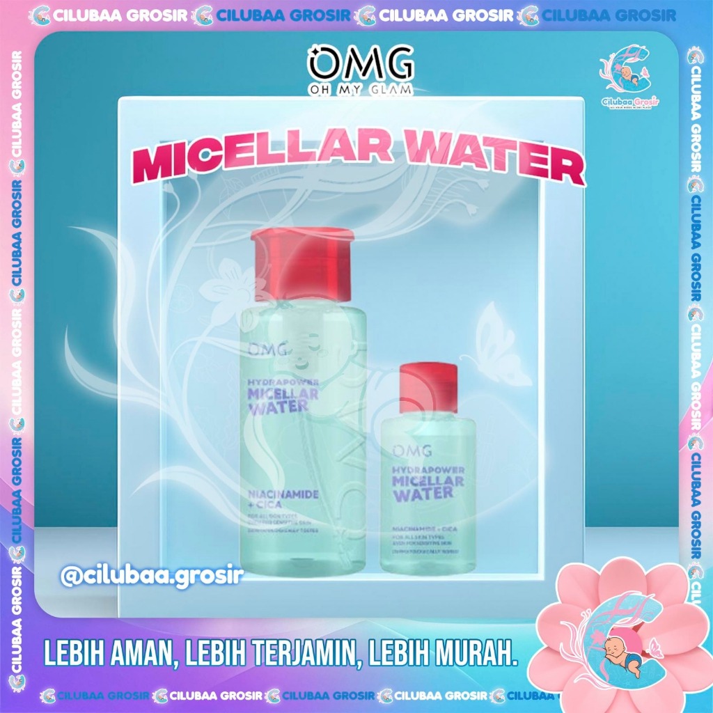 Jual OMG OH MY GLOW HydraPower Micellar Water 65 & 300mL || With ...