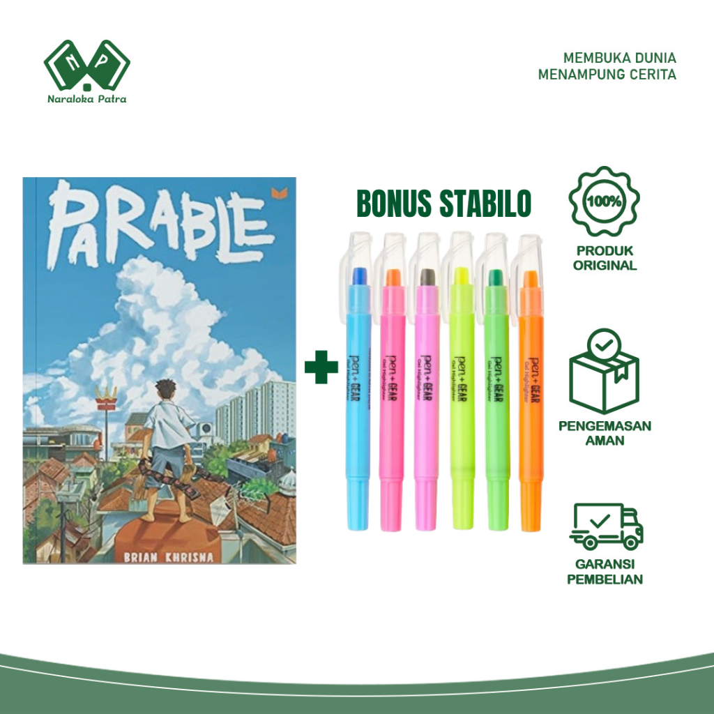 Jual [ BONUS STABILO ] Buku Novel Parable - Brian Khrisna - Mediakita ...