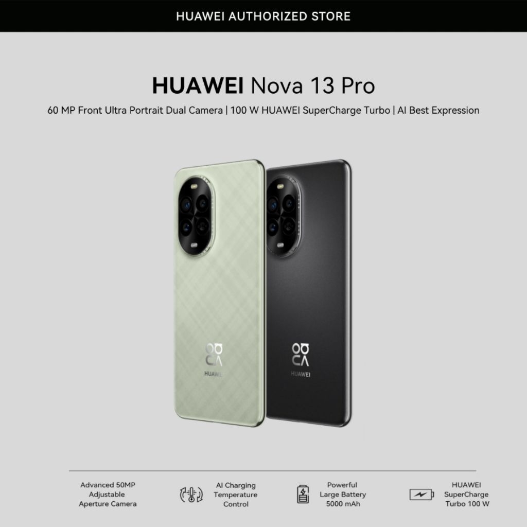 Jual [BARU]HUAWEI nova 13 Pro | 12GB + 512GB | 60 MP Front Ultra Portrait Dual Camera | 100W ...