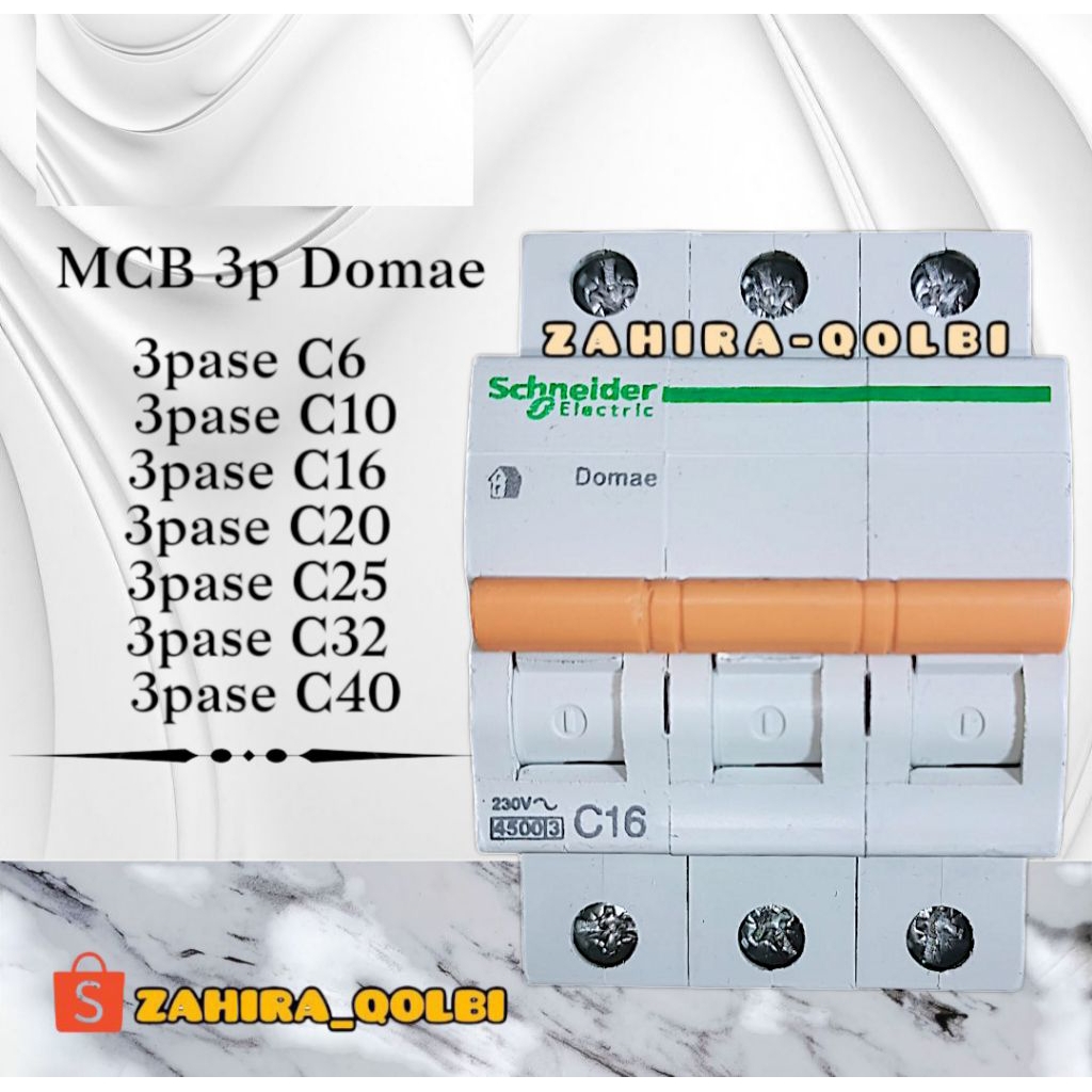 Jual Mcb domae 3phase 32a 40a 50a 63a | Shopee Indonesia