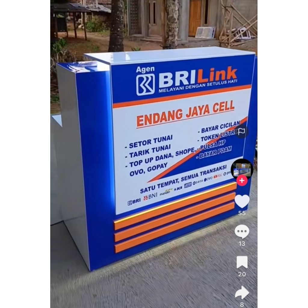Jual Spanduk Meja Bri Link Murah | Shopee Indonesia