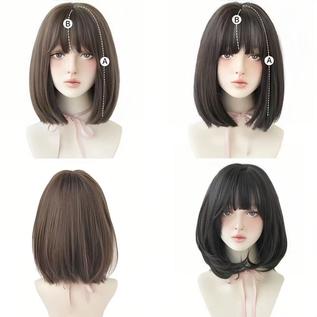 Jual LvyStyle-Wig wanita full kepala lolita 33CM wig rambut wanita ...