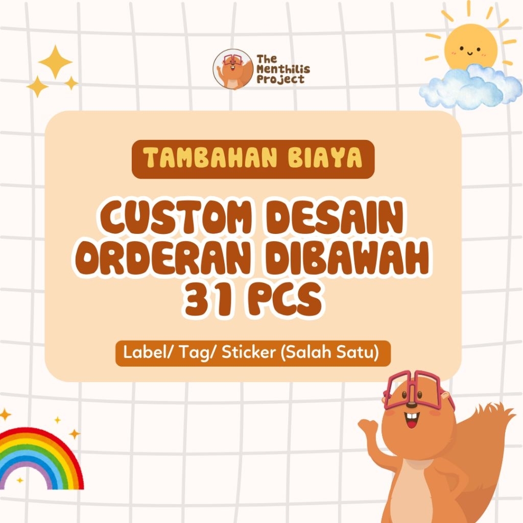 Jual TAMBAHAN BIAYA - Custom Desain Nama Anak yang Ulang Tahun di Label ...