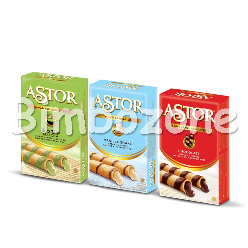 Jual Bimbozone - Astor Wafer Stick Chocolate 40G | Shopee Indonesia