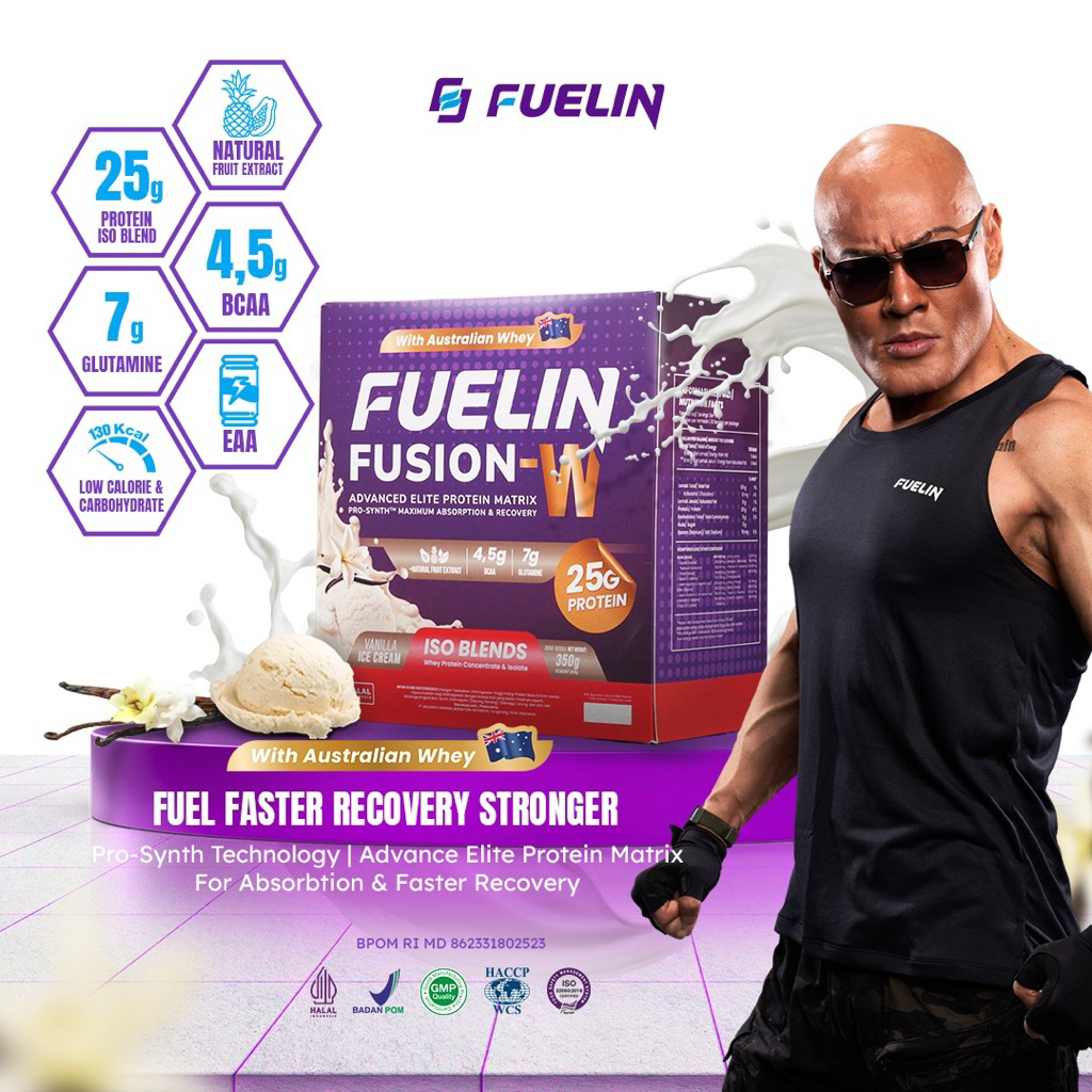 Jual FUELIN Official- Fusion W ISO BLENDS ( Whey Protein & Isolate ...
