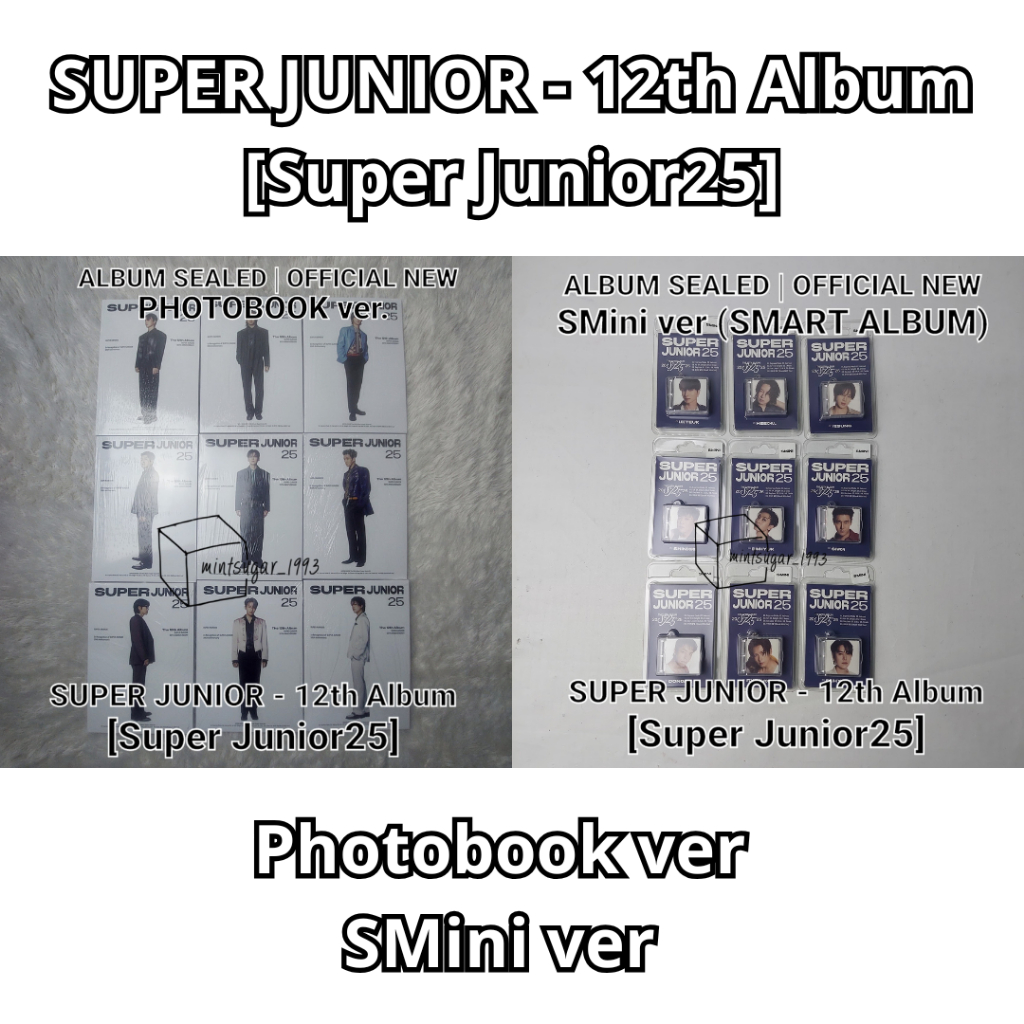Jual [ READY NEW OFFICIAL SEALED ] SUPER JUNIOR - 12th Album [ Super Junior25 ] ( Photobook ver ...