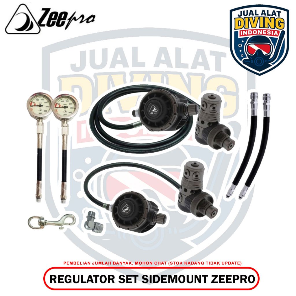 Jual Paket Regulator Set Sidemount Zeepro EXTRA Piston Balance ...