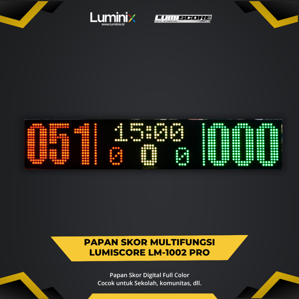 Jual Digital Scoreboard Full Color Lumiscore LB-1002 PRO | Shopee Indonesia