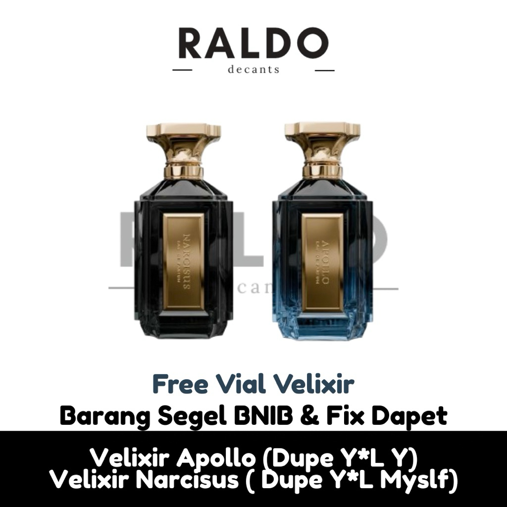 Jual [READY] Velixir Full Bottle (Apollo, Narcisus, Icarus, Adonis ...