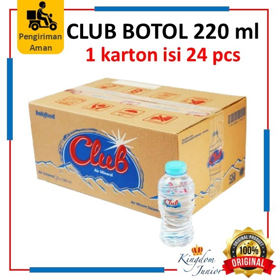 Jual Club BOTOL Air Mineral Botol Mini 220Ml / Air Minum Club 220 Ml ...