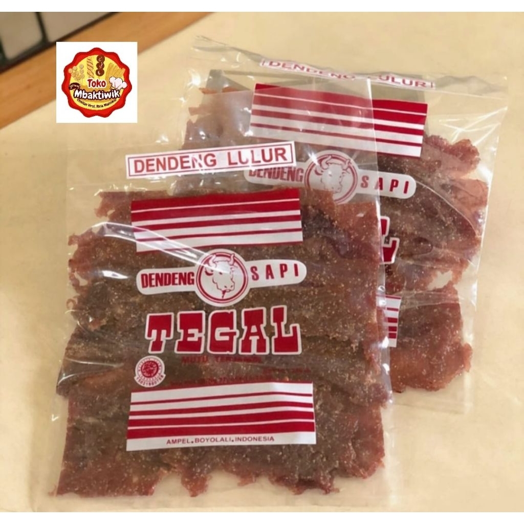 Jual dendeng lulur cap tegal 250 gram dendeng sapi cap tegal 250 gram ...