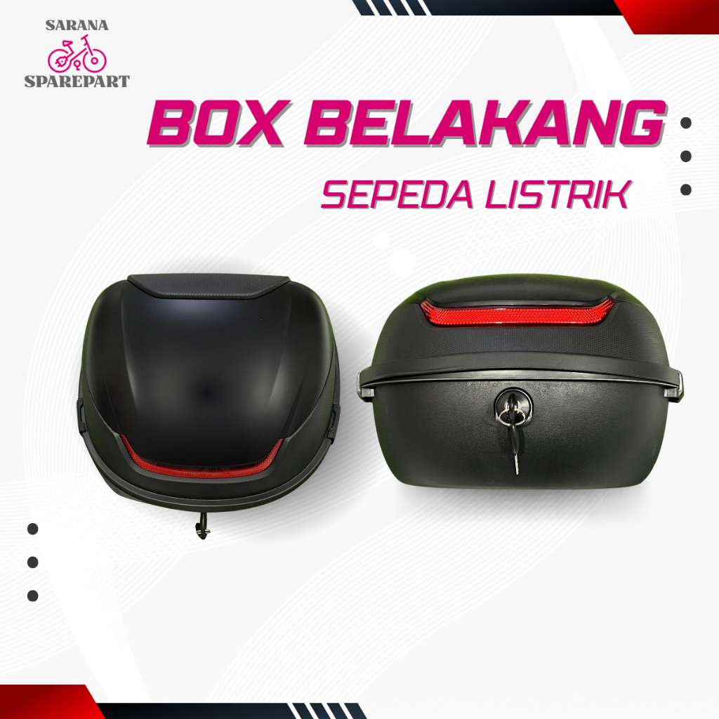 Jual BOX BELAKANG SEPEDA LISTRIK | Shopee Indonesia