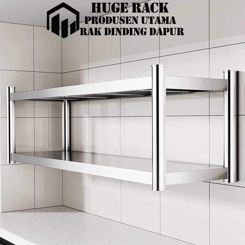 Jual SUS 304 Rak Dinding Dapur Stainless Steel Rak Oven Microwave Rak Bumbu Rak Dinding Baja ...