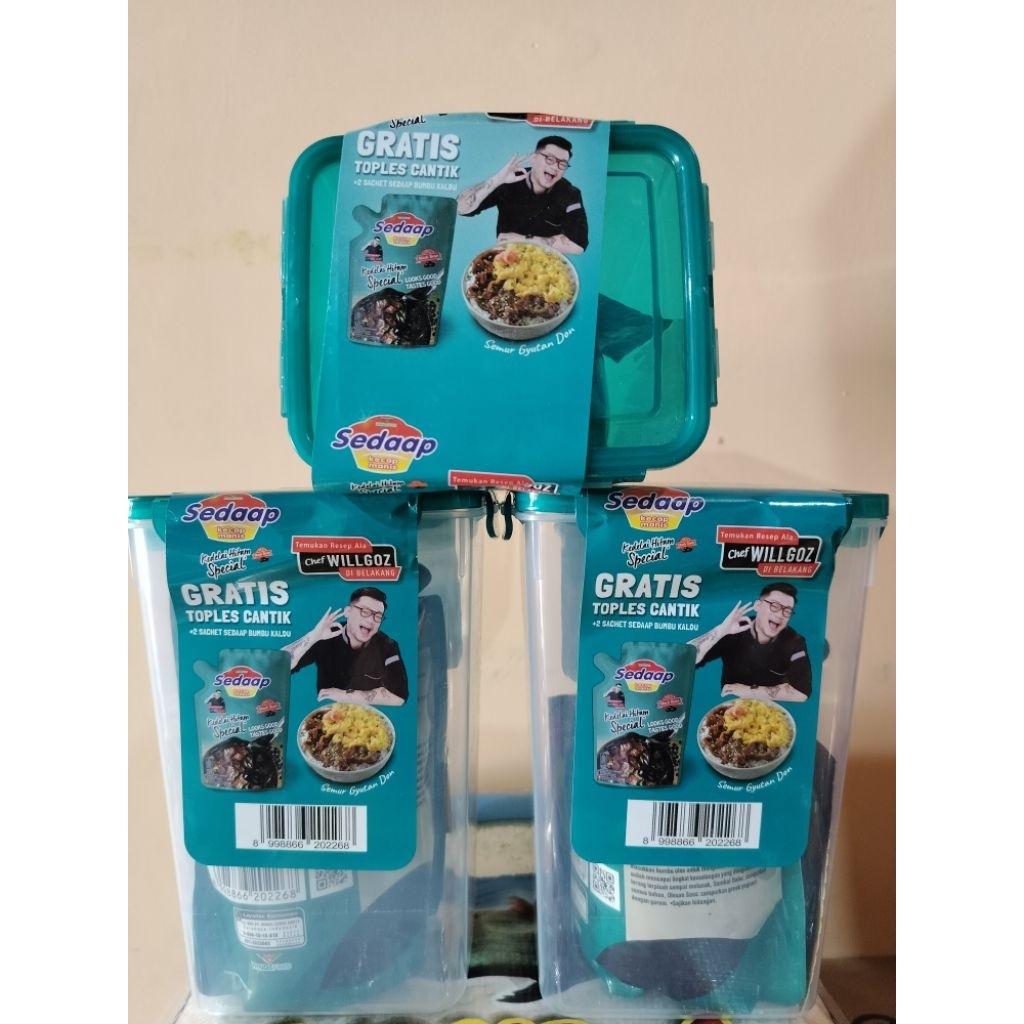 Jual Kecap Manis Sedaap Kedelai Hitam Special 725g ( Gratis Toples ...
