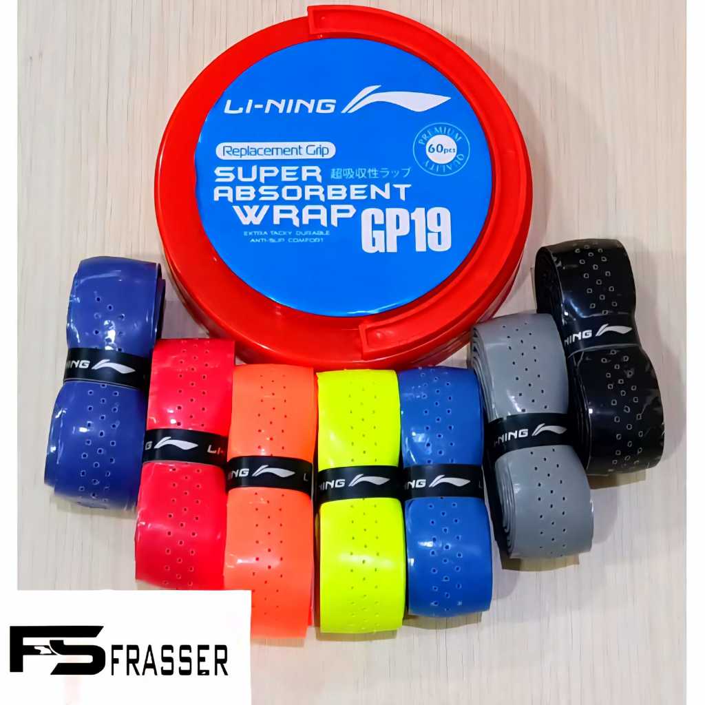 Jual Lining Grip Raket Bulutangkis Badminton Grip Raket Tenis Tennis ...