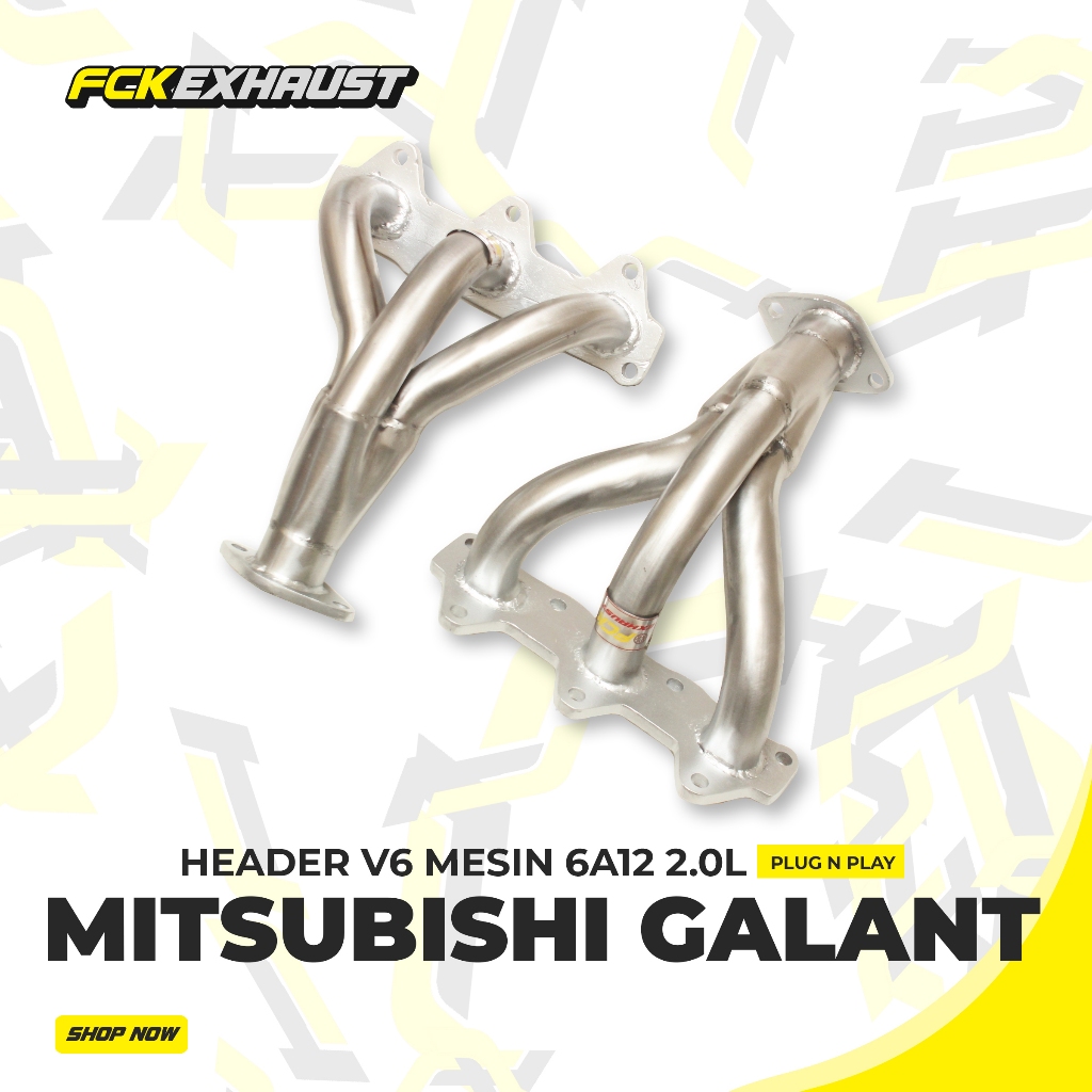Jual FCK Header Mitsubishi Galant V6 PNP Knalpot Mobil | Shopee Indonesia
