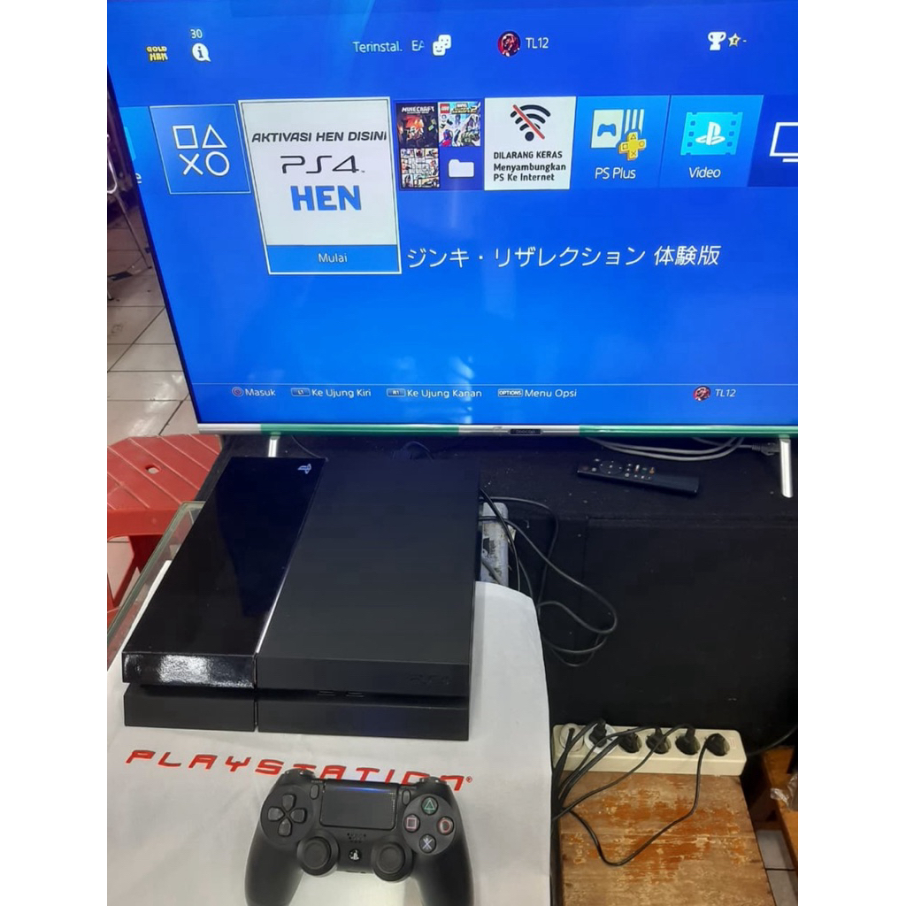 Jual PS4 FAT HEN HD500GB BONUS GAME PES26 FC26 GTAV | Shopee Indonesia