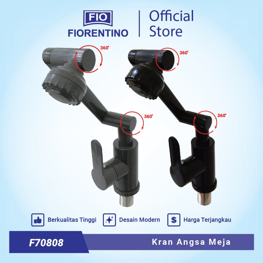 Jual Fiorentino Kran Air Robot Keran Angsa Putar 360 Derajat Untuk Bak ...