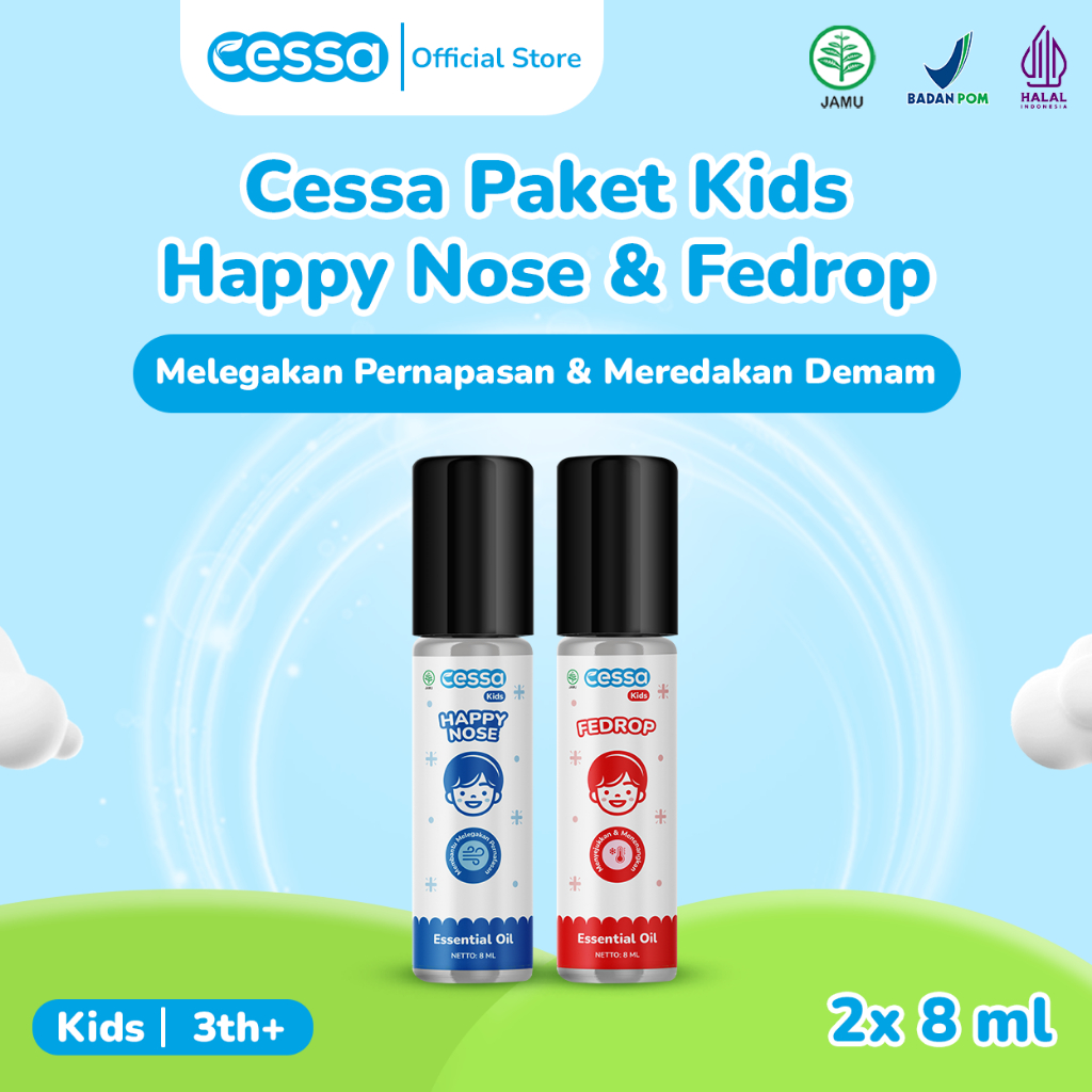 Jual Cessa Paket Kids Happy Nose & Fedrop 8 Ml Meredakan Flu & Batuk ...