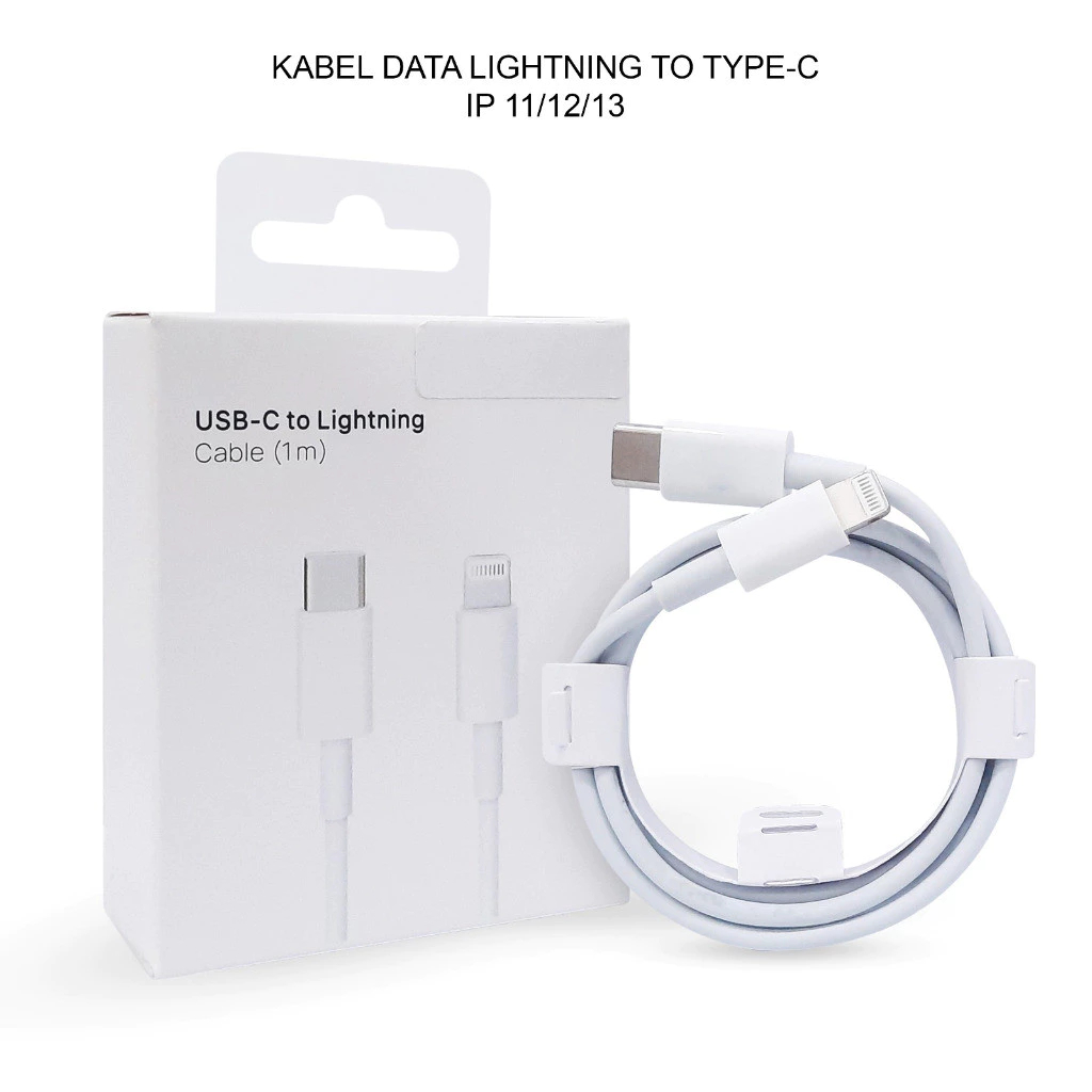 Jual KABEL DATA IP 11 12 13 KABEL CHARGER PD TYPE-C TO LIGHTNING KABEL ...