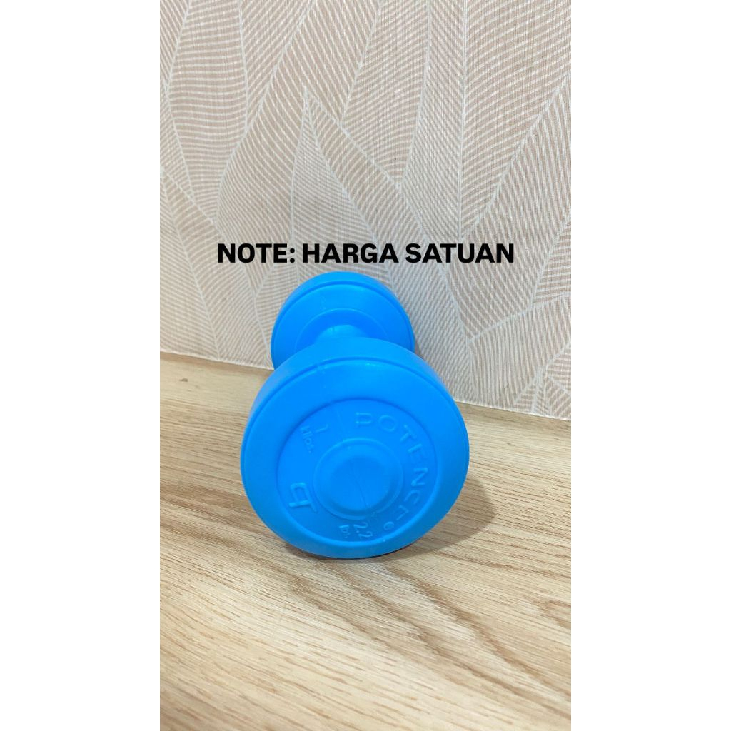 Jual POTENCE BARBEL 1 KG / DUMBELL 1 KG / DUMBEL PLASTIK 1KG DUMBELL ...