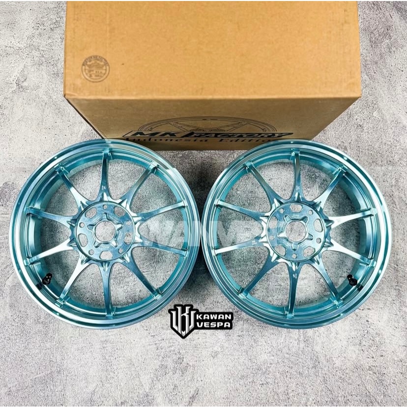 Jual Velg MK Factory MK 2 ICE BLUE Forged CNC For Vespa Sprint ...