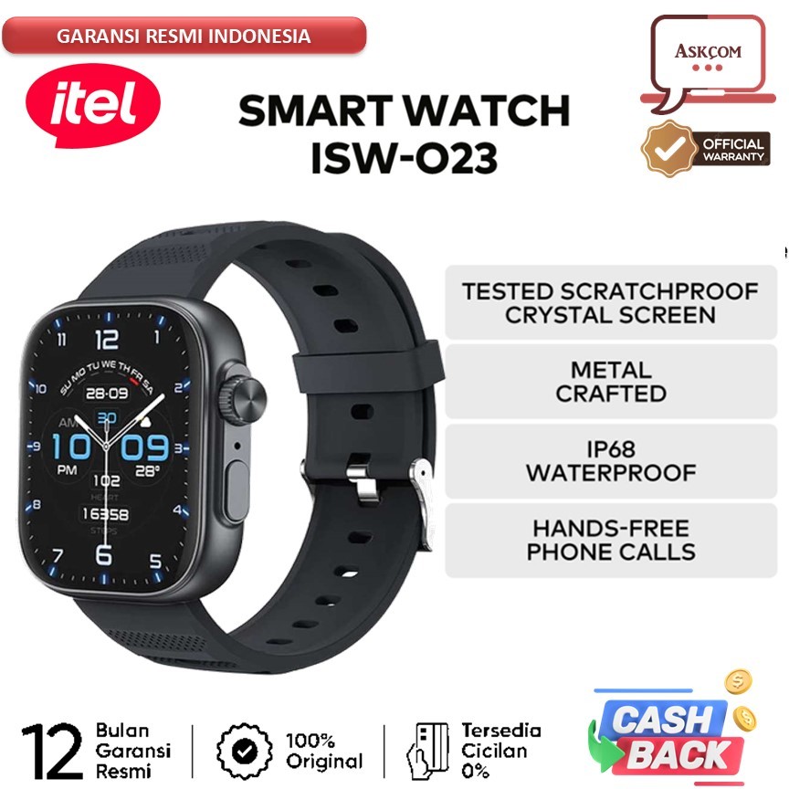 Jual Smartwatch Itel ISW-023 IP68 100+ Sport Mode JAM TANGAN PINTAR ...