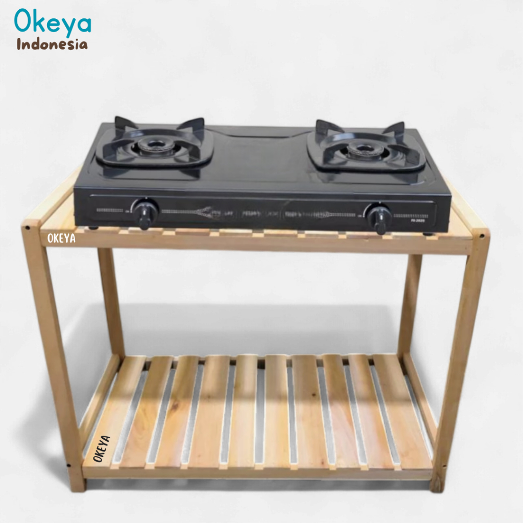 Jual Meja Kompor Gas 2 Tingkat Rak Kompor Serbaguna | Shopee Indonesia