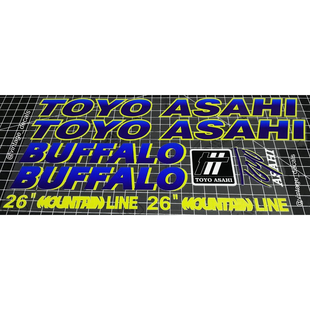 Jual sticker decals replacement toyo asahi BUFFALO | Shopee Indonesia