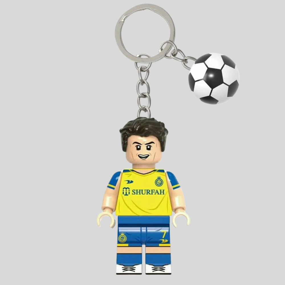 Jual Cristiano Ronaldo LEGO Keychain | Gantungan Kunci LEGO Cristiano ...