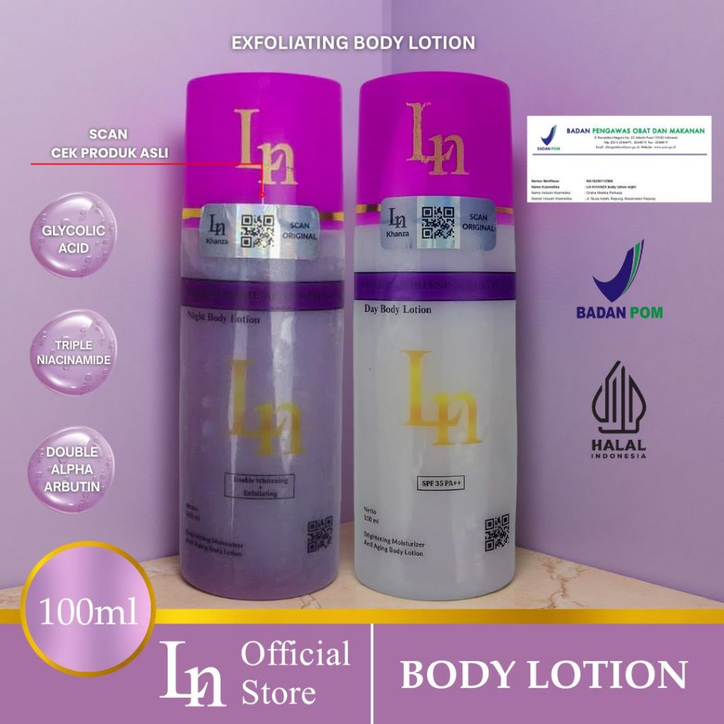 Jual hb KELUPAS dosting LN bpom isi 2 ,losion body whitening platinum kelupas isi 2pcs malam ...
