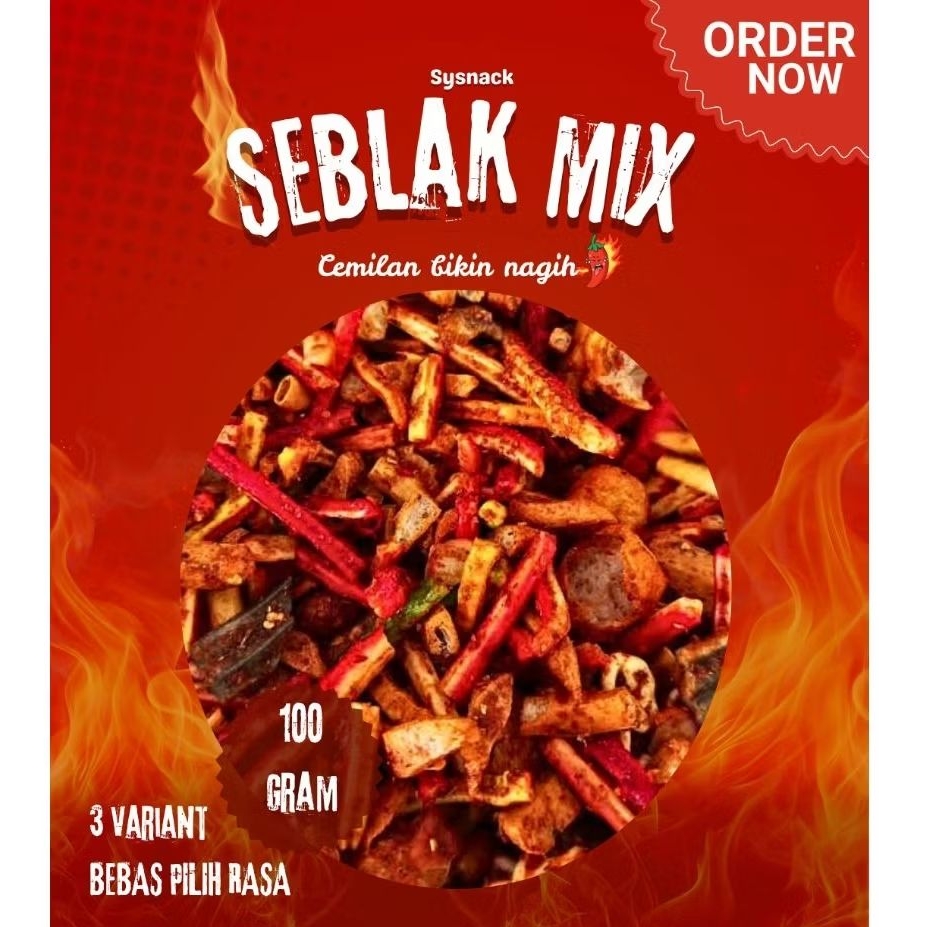 Jual KERUPUK SEBLAK MIX/CAMPUR PEDAS DAUN JERUK 150 GRAM | Shopee Indonesia