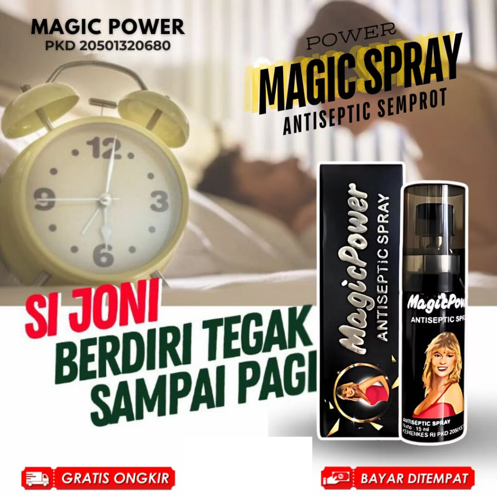 Jual Spray Tahan Lama - Magic Power Antiseptic Spray Khusus Pria - 15 ...