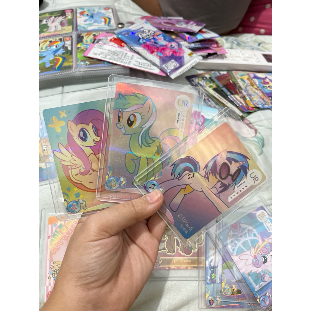 Jual TCG CARD MY LITTLE PONY UR LYRA HEARTH STRINGS DAN DJ PON 3 DAN ...
