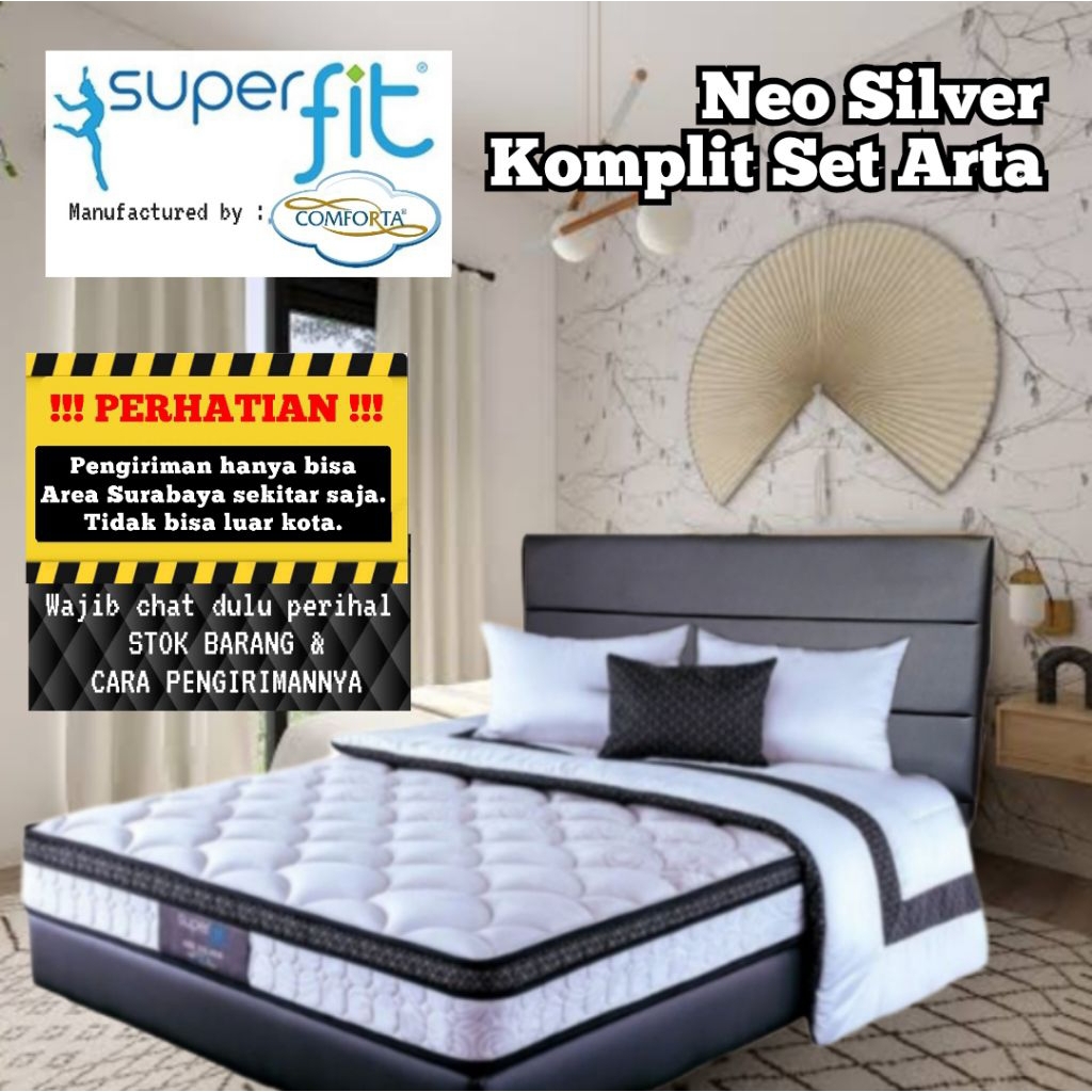 Jual Komplit Set Arta minimalis + Springbed Comforta Superfit Neo ...
