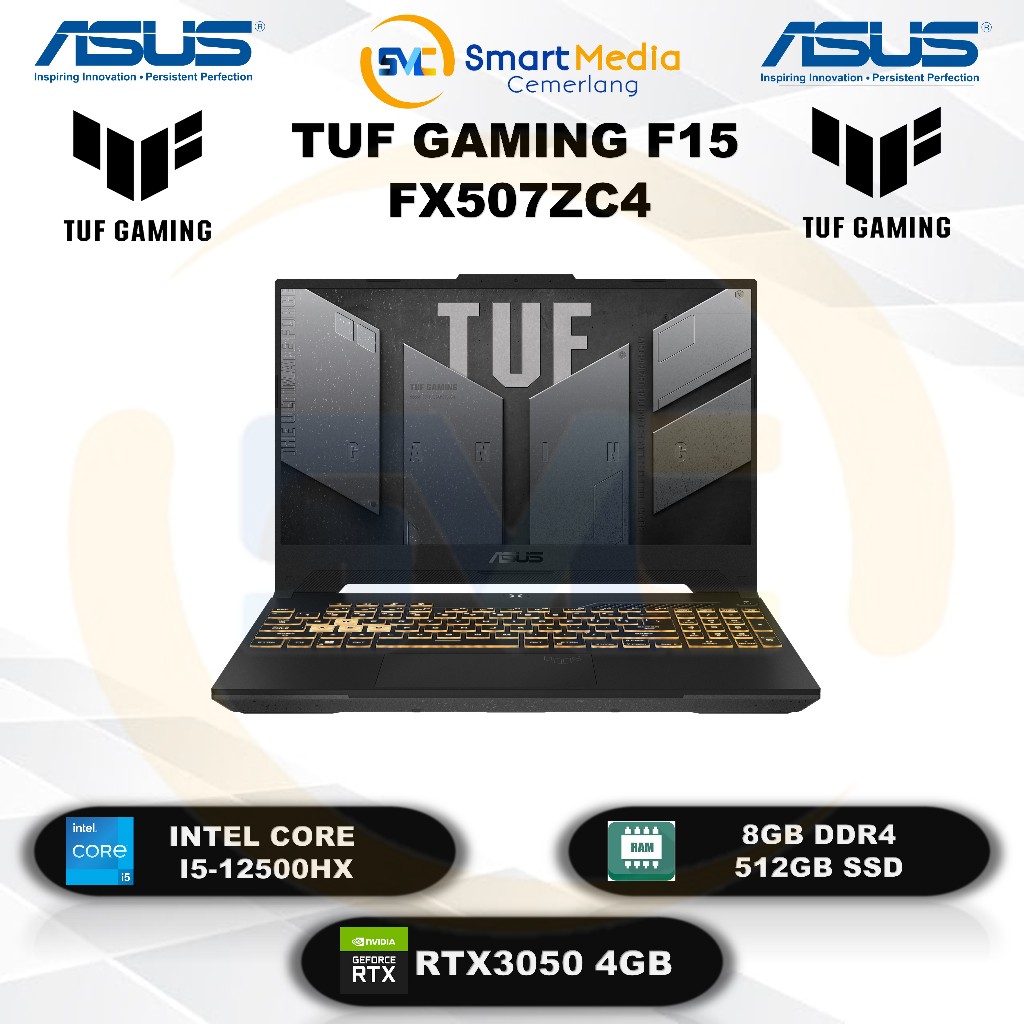 Jual ASUS Tuf Gaming F15 FX507ZC4 - Intel I5-12500H - 8GB - 512GB ...