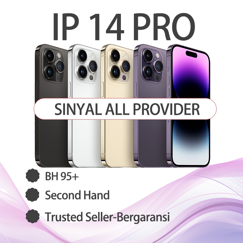 Jual IP 14 PRO 256GB/128GB Second hand FULLSET SECOND MULUS GOOD CONDITIONS BH 95+ | Shopee ...