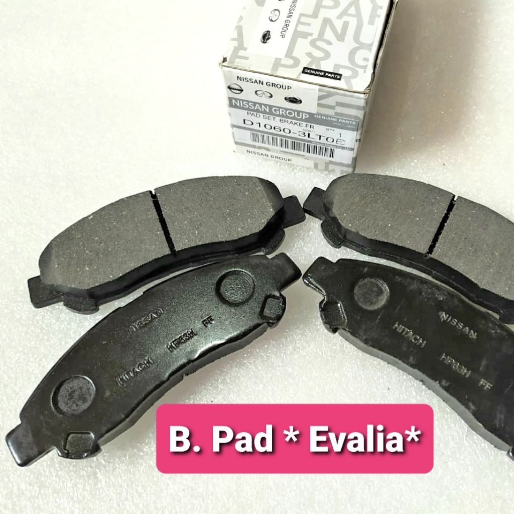 Jual BRAKE PAD KAMPAS REM CAKRAM DEPAN ORIGINAL. NISSAN EVALIA | Shopee ...