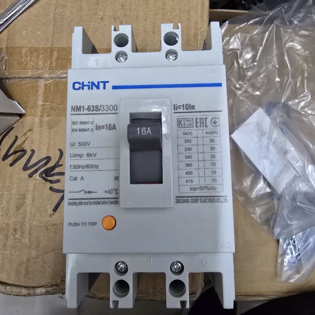 Jual MCCB NM1-63S/3300 15KA 3P 16A 20A 25A 32A 40A 50A 63A 3PHASE 220VAC CHINT ELECTRIC | Shopee ...