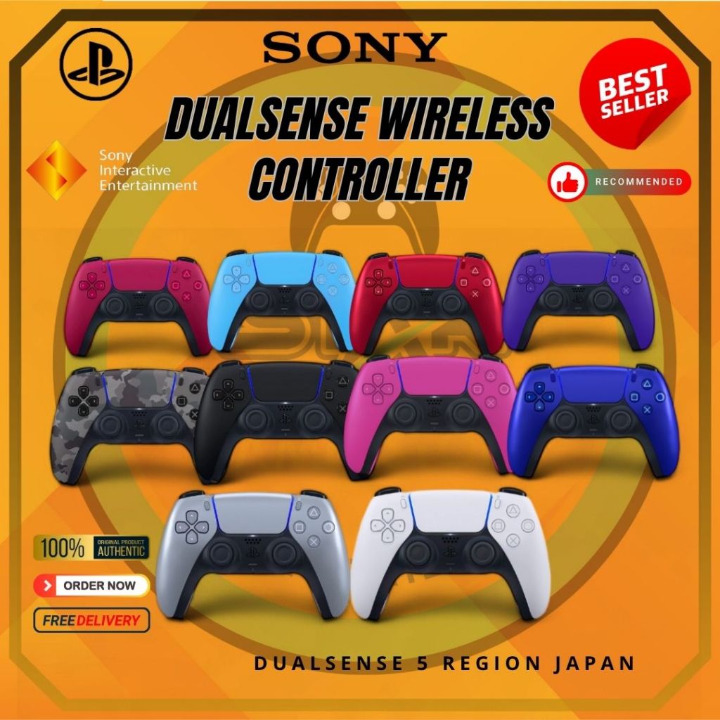 Jual SONY PS5 DualSense Controller / Dual Sense 5 / Stik PS5 | Shopee ...