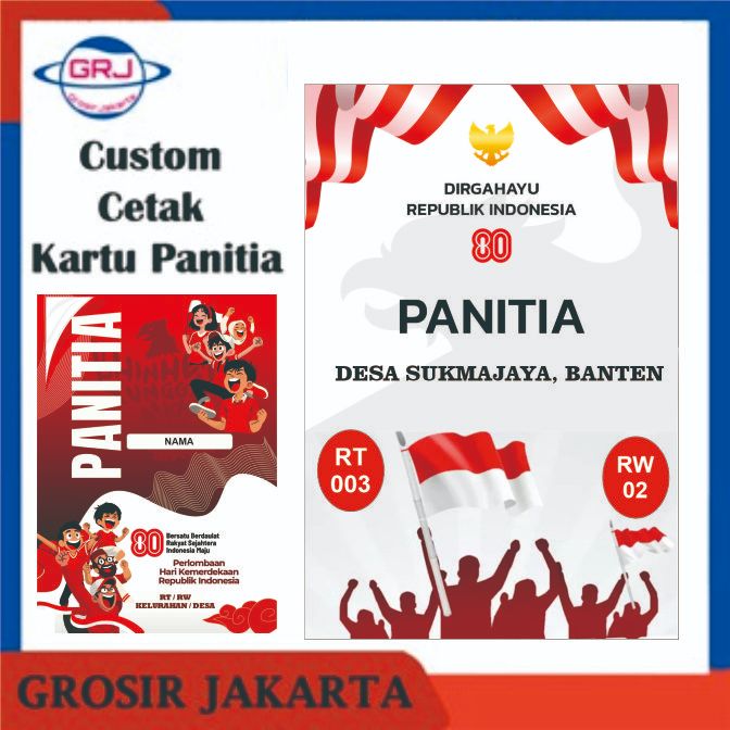 Jual Custom Cetak NameTag Panitia | Shopee Indonesia