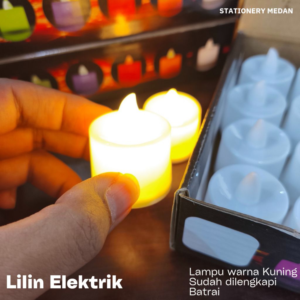 Jual Lilin Elektrik LED Candle - Warm White | Shopee Indonesia
