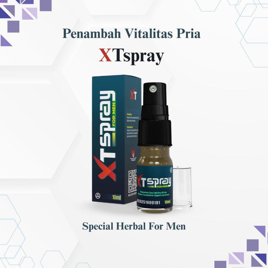 Jual XT SPRAY Herbal Original!! Obat Kuat Semprot Pria Tahan Lama Oles ...
