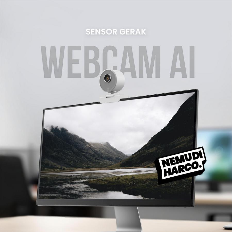 Jual Webcam AI Tracking Sensor Gerak - Auto Follow HD Smart Camera USB ...