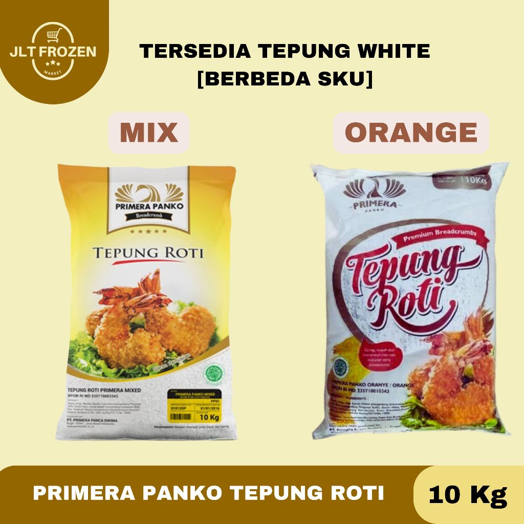 Jual Primera Panko Tepung Roti / Tepung Panko / Bread Crumbs Mix Orange ...